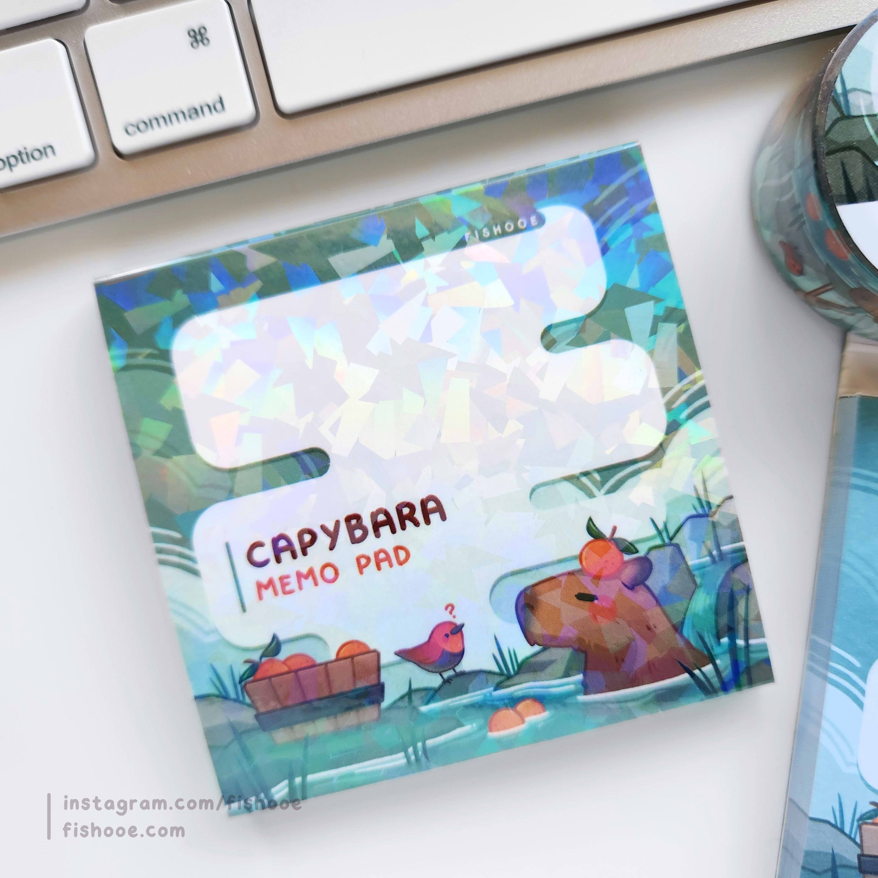 Capybara Memo Pad | Fishooe – fishooe