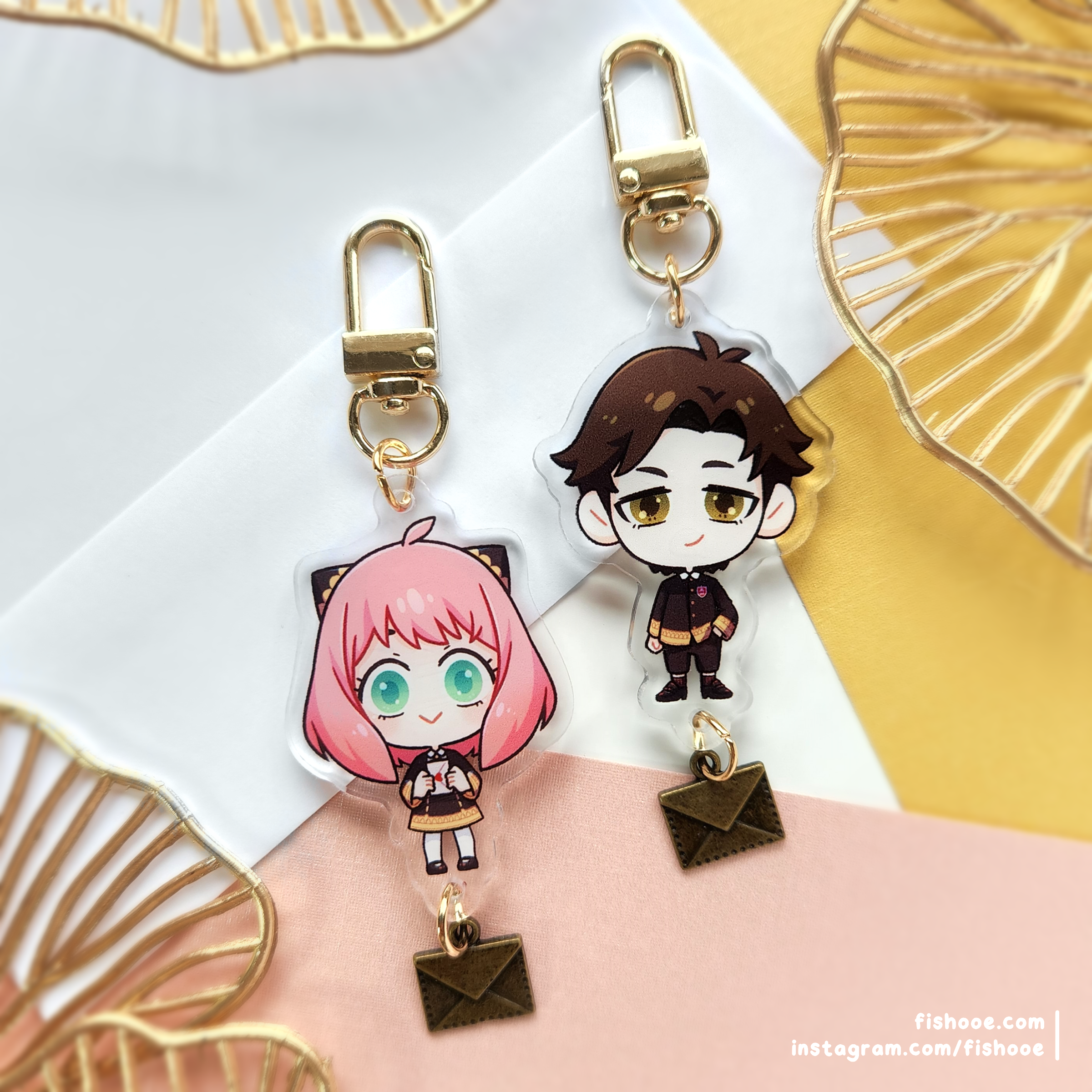 Anya x Damien Love Letter Charms | Fishooe – fishooe
